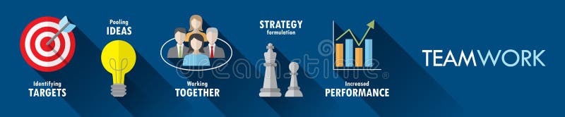 Teamwork & notes space stock vector. Illustration of people - 9835873