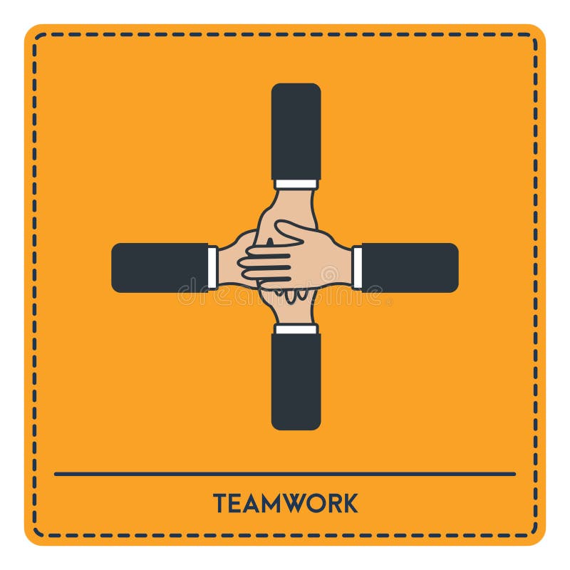 Teamwork. Vector Illustration Decorative Design Stock Vector ...