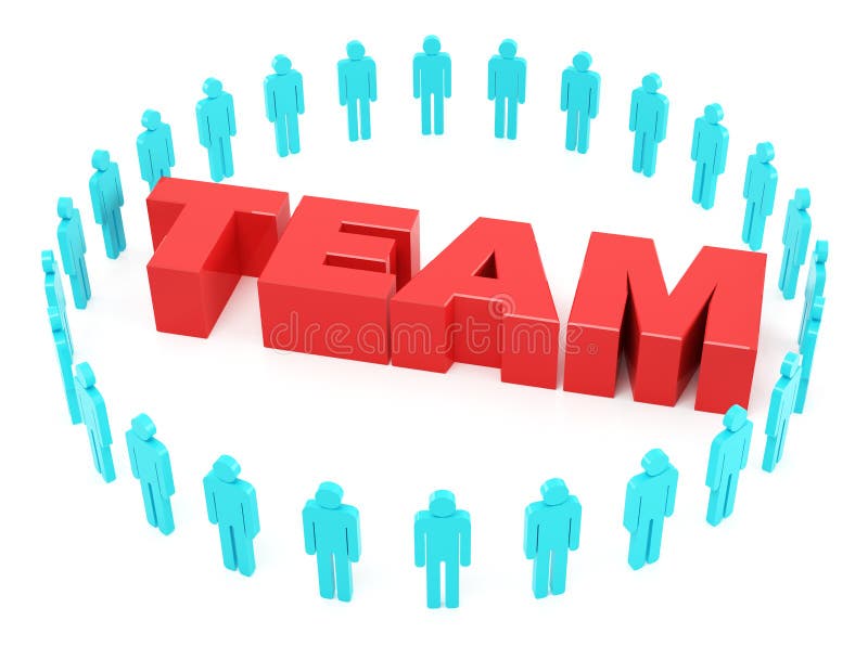 Teamwork stock illustration. Illustration of abstract - 33378552