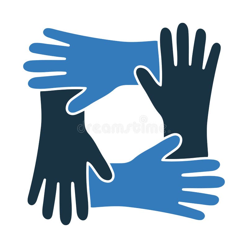 Teamwork, Work Together Icon Design Stock Vector - Illustration of ...