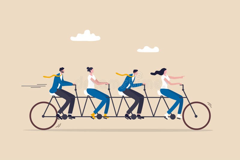 Teamwork Working Together for Success, Togetherness or Cooperation ...