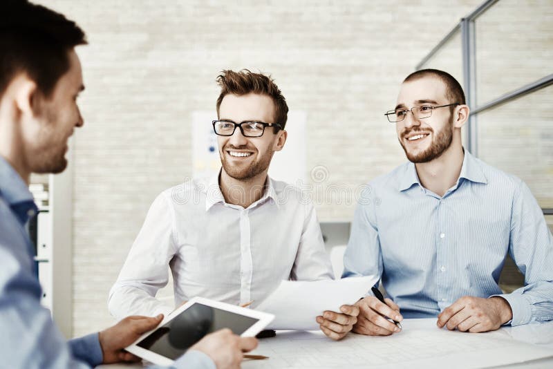 Teamwork stock image. Image of smiling, contemporary - 69825811