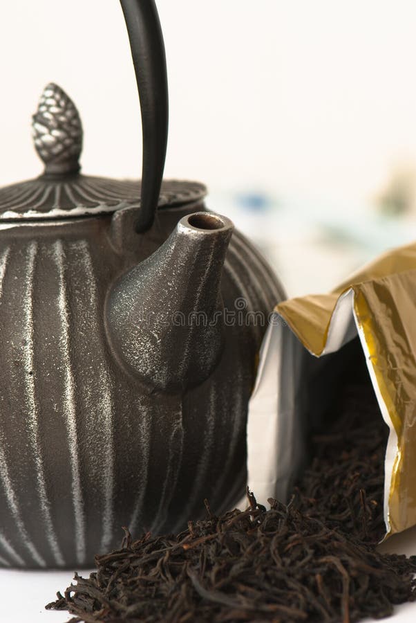 Teapot stock image. Image of close, packet, empty, package - 18860545
