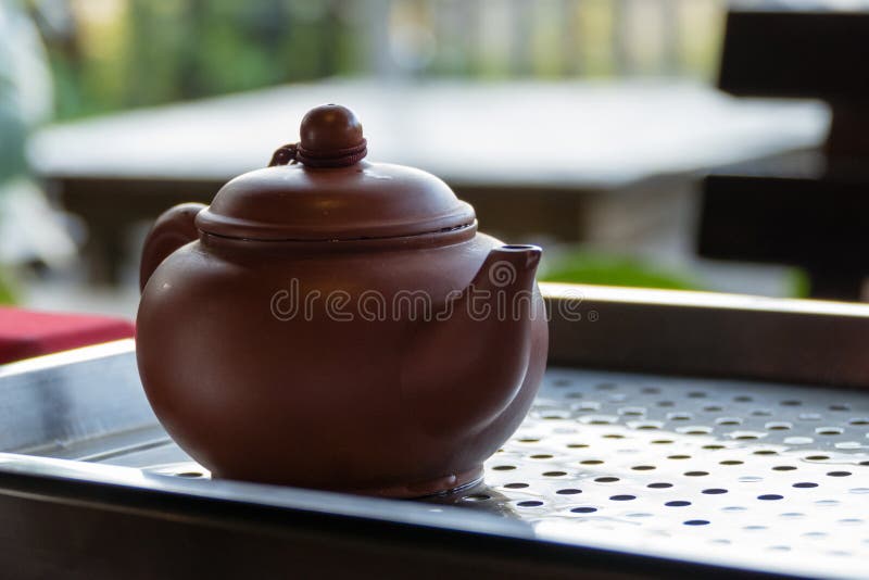 Teapot for Chinese Tea Ceremony Stock Image - Image of taiwan, kettle ...