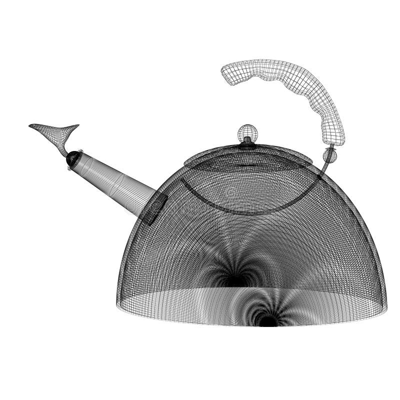 The Teapot concept stock illustration. Illustration of concept - 126411478
