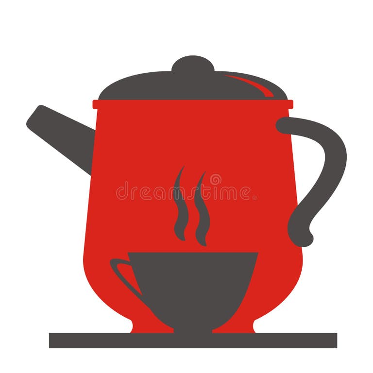 Teapot Vapor Outline Stock Illustrations – 40 Teapot Vapor Outline ...