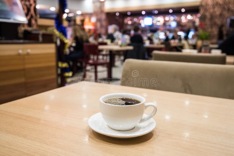 Teapot and Cup of Tea in Cafe Stock Image - Image of food, closeup ...