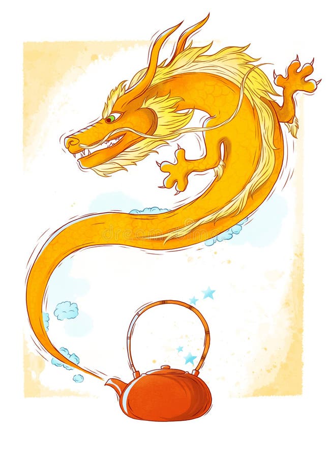 Cheeky Orange Dragon Stock Illustrations – 2 Cheeky Orange Dragon Stock ...