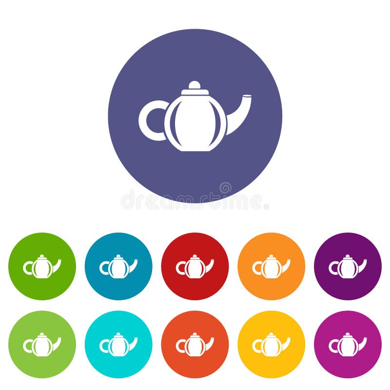 Teapot for Drink Icon, Simple Style Stock Vector - Illustration of ...