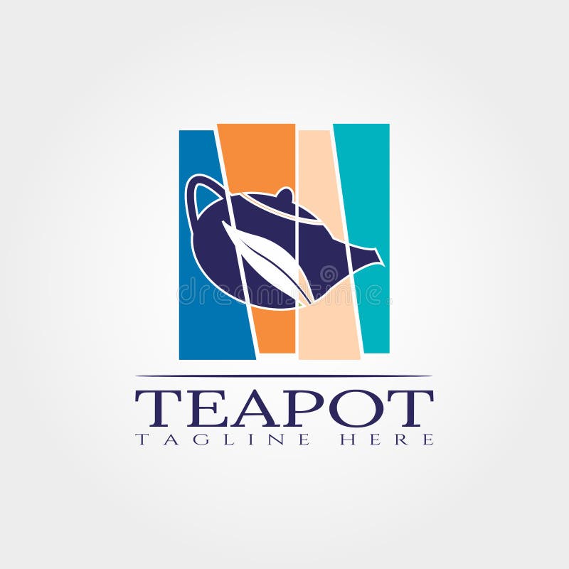 Teapot Logo Design with Colorful Concept, Food and Drink Logo,-vector ...