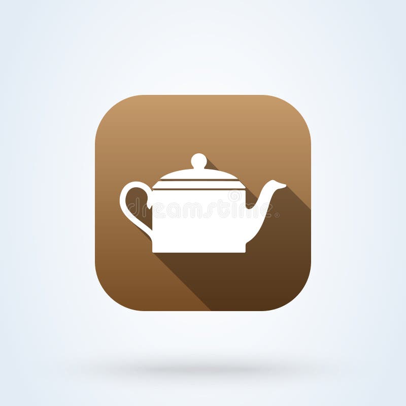 The Teapot. Tea Symbol Simple Vector Modern Icon Design Illustration ...