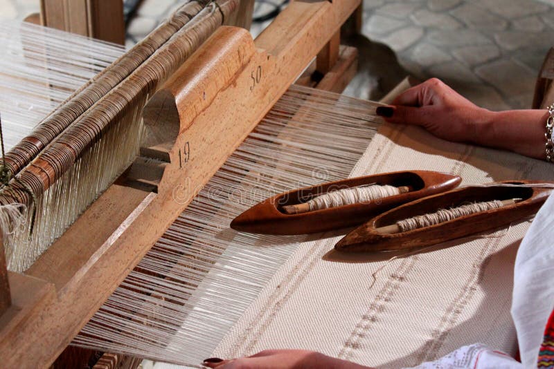Tecelagem Tradicional Da Seda Tailandesa Foto de Stock - Imagem de ...