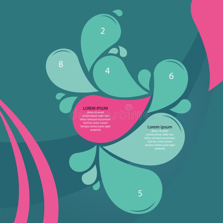 Tear-drop Graphic Design stock vector. Illustration of ornament - 39456532