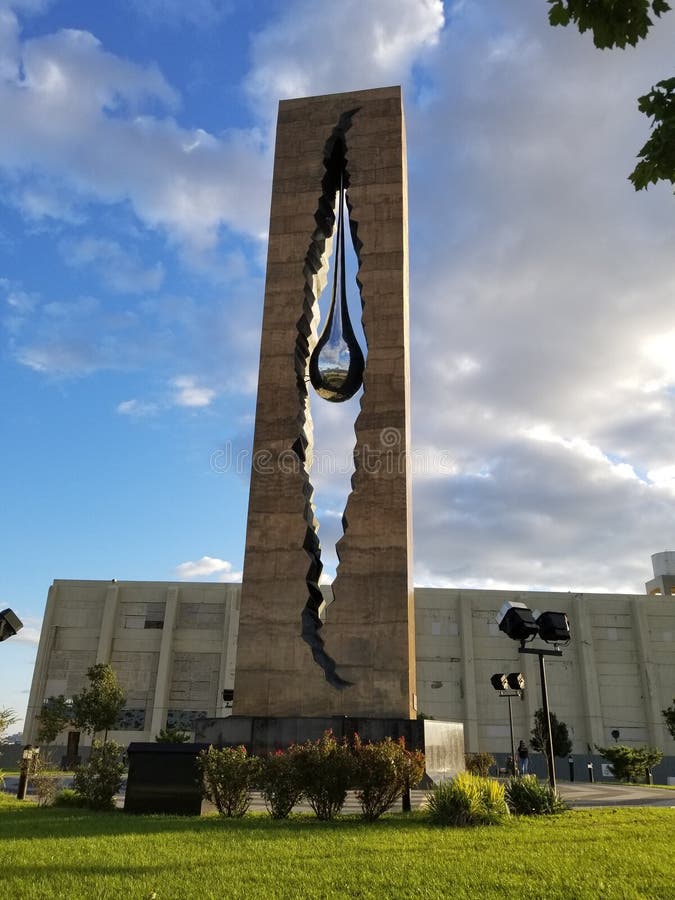 Tear Drop Memorial Bayonne editorial stock image. Image of monument ...