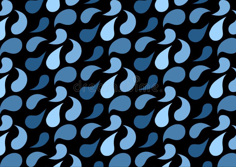 Tear Drop Pattern Background Wallpaper Design Stock Illustration ...