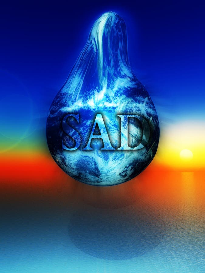 Tear of the Earth stock illustration. Illustration of teardrop - 5423253