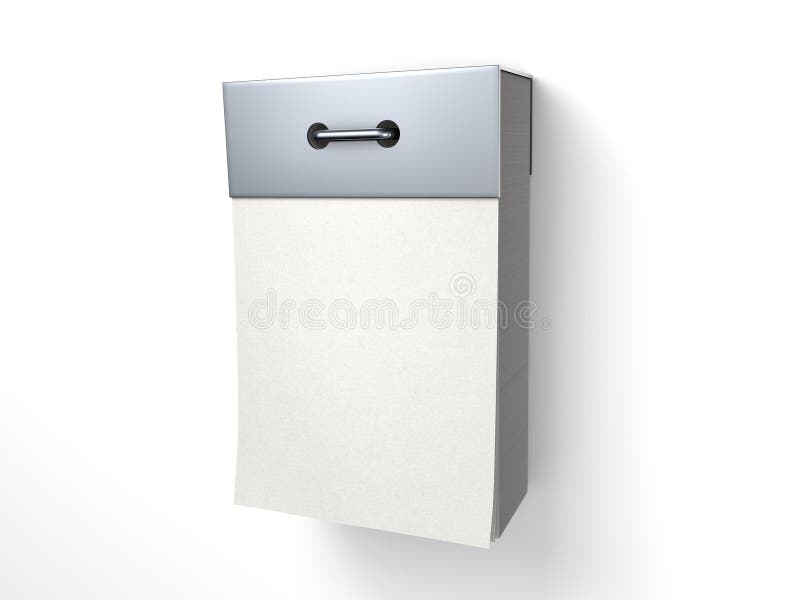 Tear-off calendar stock illustration. Illustration of render - 50656019