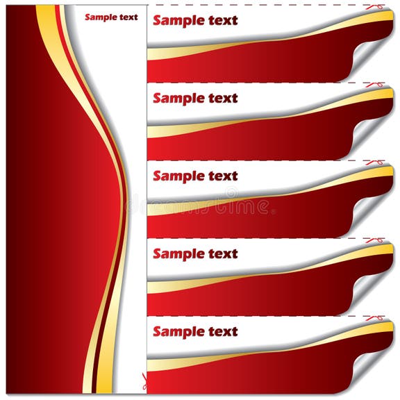 Tear one! stock vector. Illustration of shop, abstract - 10759155