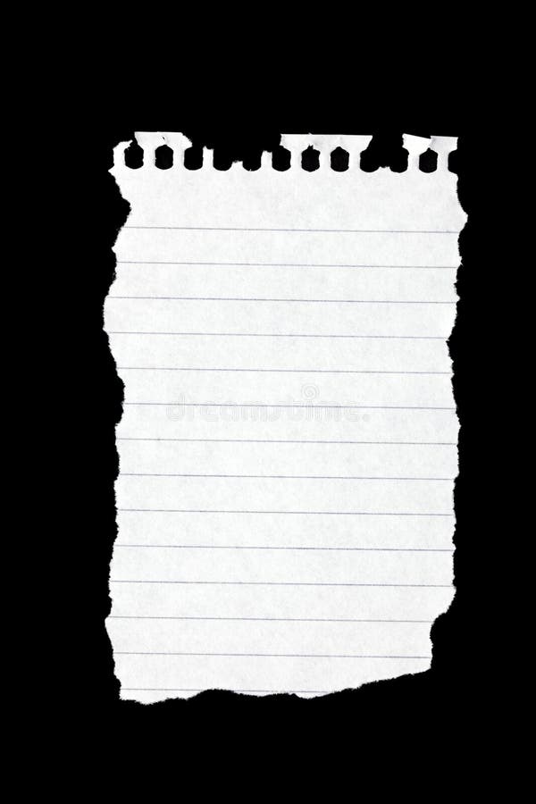 Tear paper stock photo. Image of damaged, edge, notepad - 13154558