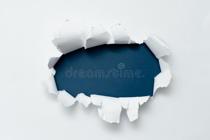 Abstract Plain Tear Paper Showing Background Conspectus Flat Sheet ...