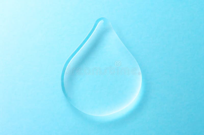 Teardrop-shaped Water Drop(horizontal). Stock Photo - Image of liquid ...