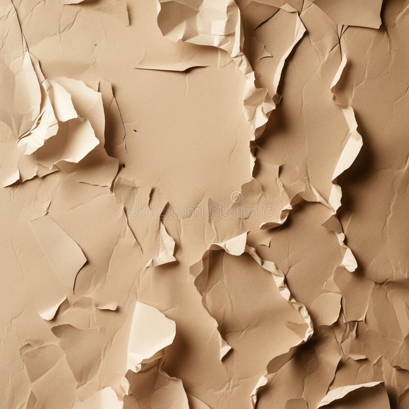 Torn Paper Mosaic of a City Skyline Stock Illustration - Illustration ...