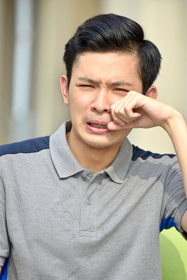 A Tearful Teenage Male stock photo. Image of teenage - 146700890