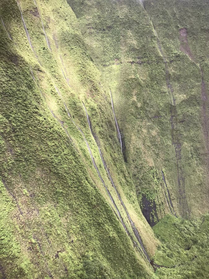 Tears on a Mountain in the Kauai Hills Stock Image - Image of tourism ...