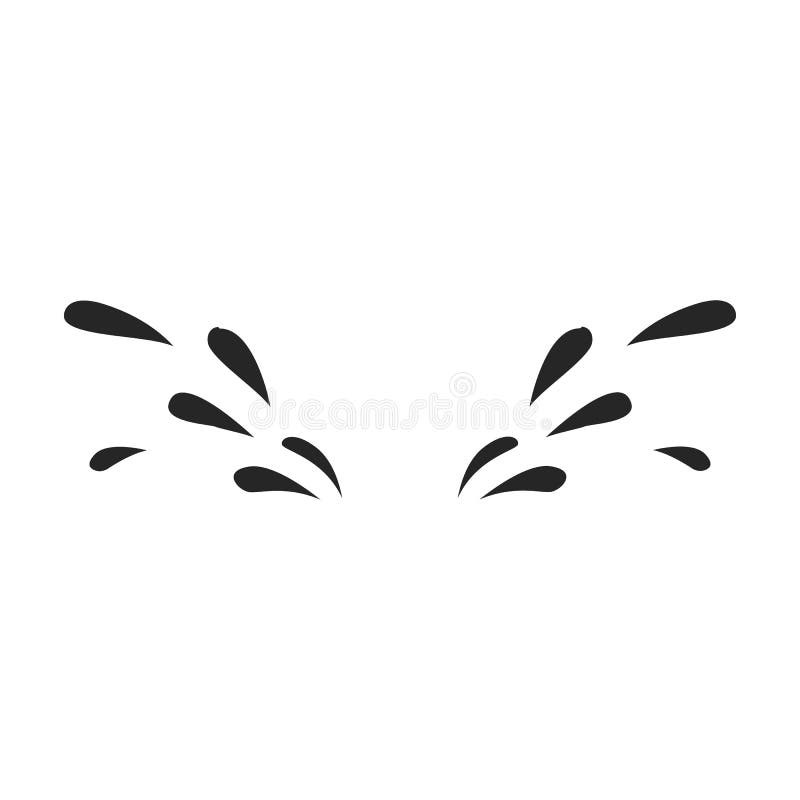 Tears Vector Icon.Cartoon Vector Icon Isolated on White Background ...