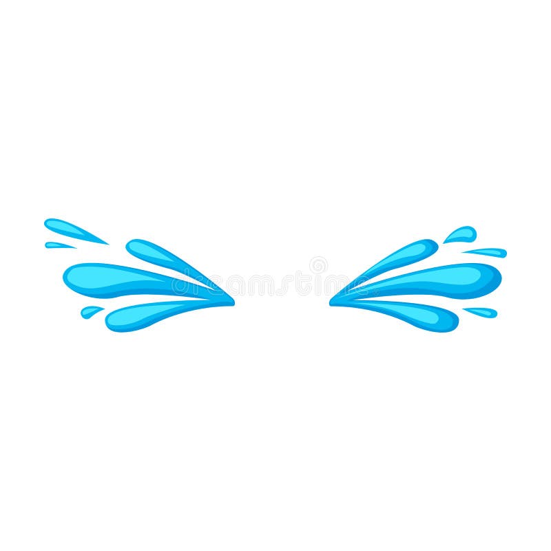 Tears Vector Icon.Cartoon Vector Icon Isolated on White Background ...