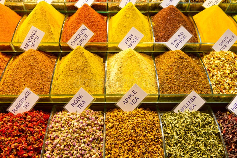 Teas and Spices stock photo. Image of melisa, delicious - 33371382