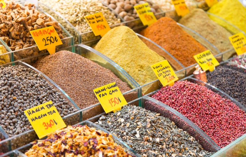 Teas and Spices stock image. Image of turkey, carsisi - 37423929