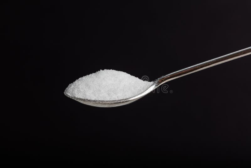Teaspoon of table salt stock image. Image of spoon, white - 123497389