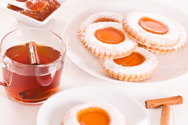 Teatime biscuits. stock photo. Image of nourishment, nutritious - 87530728