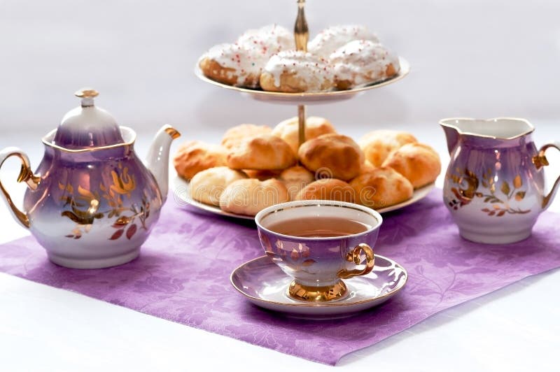 Teatime stock photo. Image of scones, food, beverage - 37423376