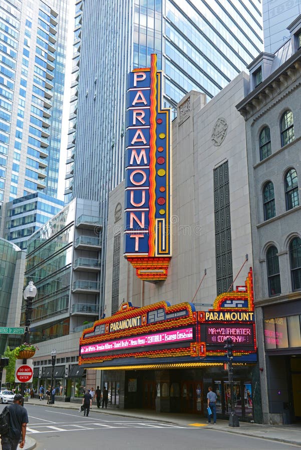 Teatro De Paramount, Times Square, Manhattan, NYC Imagem Editorial ...