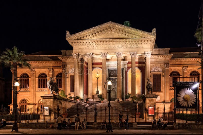 Teatro Massimo editorial photography. Image of classical - 32627367