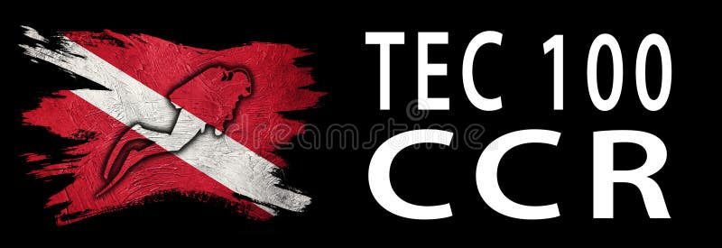 Tec 100 CCR, Diver Down Flag, Scuba Flag Stock Image - Image of flag ...