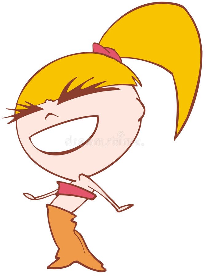 Tec Girl stock illustration. Illustration of children - 1122350