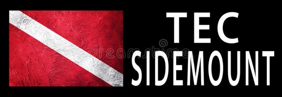 Tec Sidemount, Diver Down Flag, Scuba Flag Stock Image - Image of ...