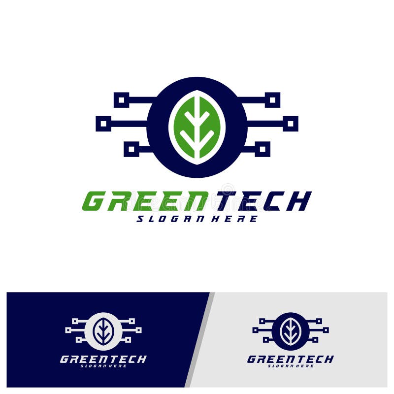 Tech Agriculture Icon Logo Concept Vector Template. Nature Logo ...