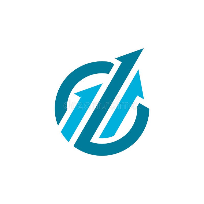 Tech arrow logo stock vector. Illustration of label - 168474400