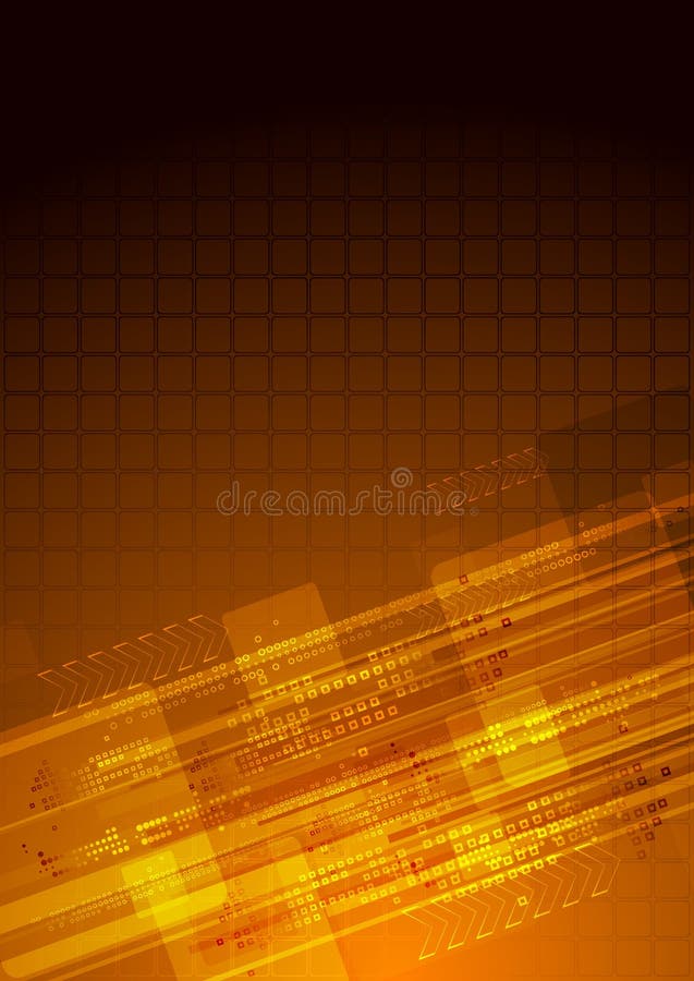 Abstract Background Hi Orange Tech Stock Illustrations – 1,534 Abstract ...