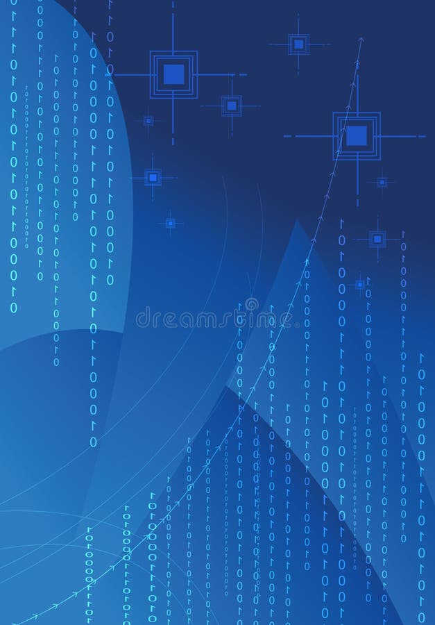 Tech background stock vector. Illustration of draw, element - 21447563