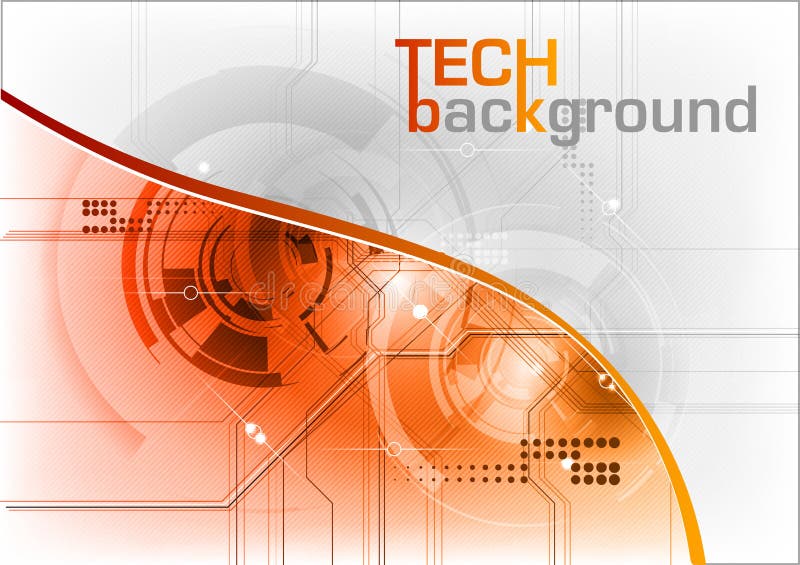 Tech background stock vector. Illustration of bright - 21609167