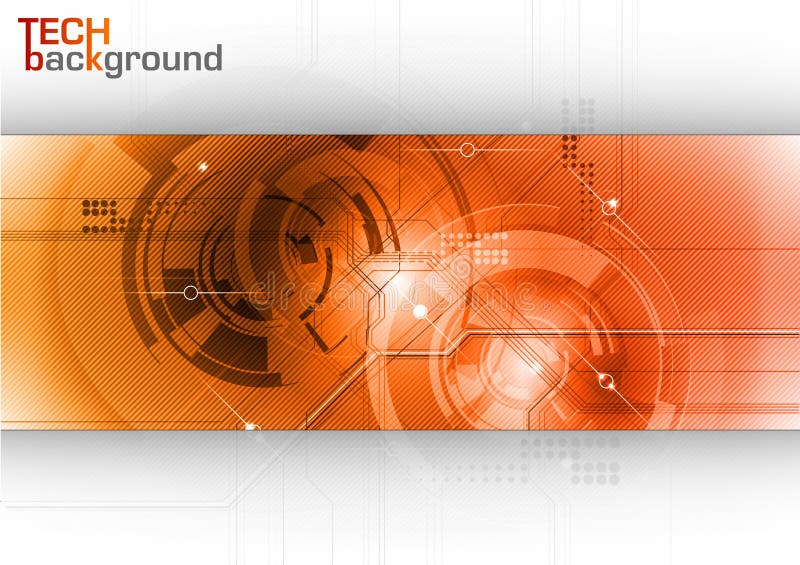 Tech background stock vector. Illustration of modern - 21400734