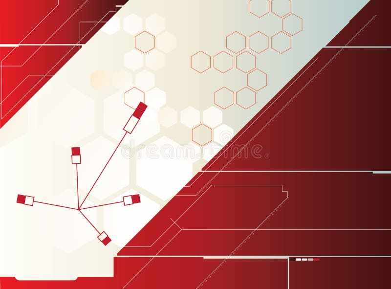 Tech background stock vector. Illustration of draw, element - 21447563