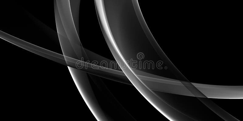 Tech Background with Abstract Black and White Wave Line Stock ...