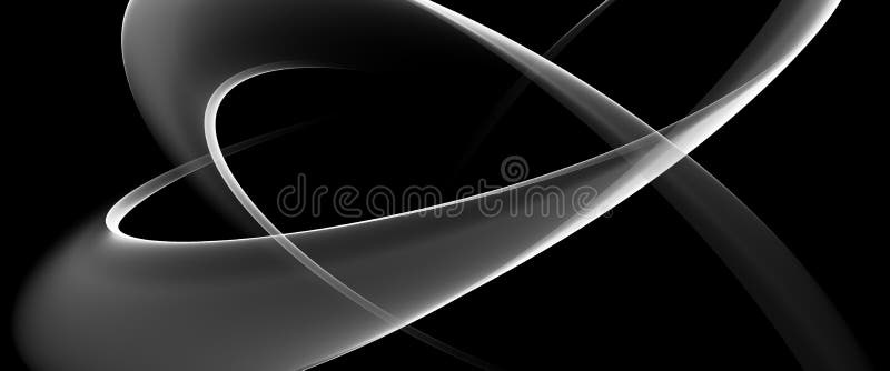 Tech Background with Abstract Black and White Wave Line Stock ...
