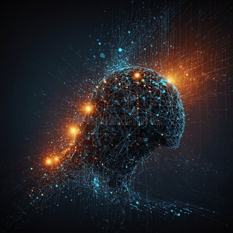 Tech Background of Artificial Intelligence with Deep Learning Stock ...